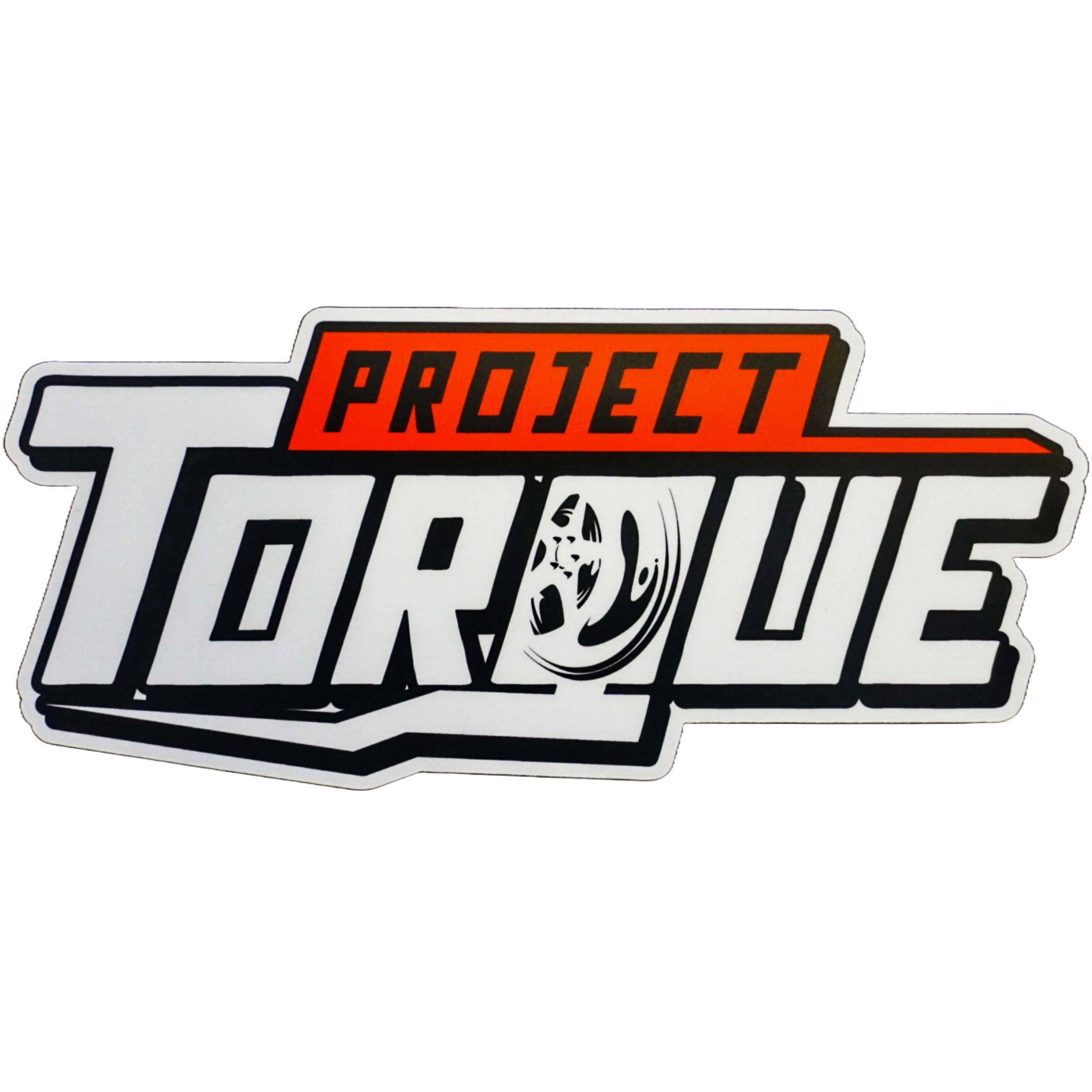 RED AND WHITE PROJECT TORQUE DECAL – Project Torque