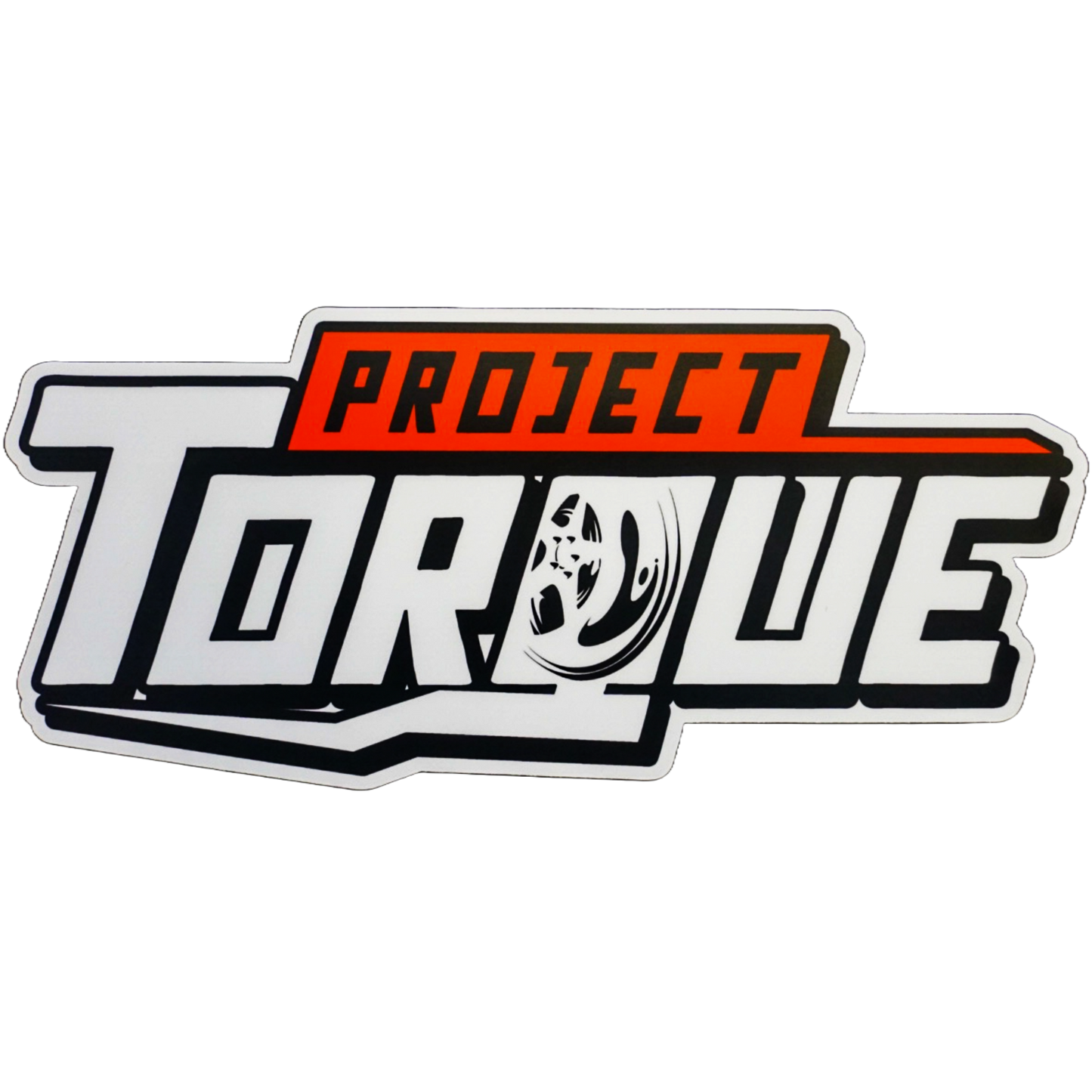 RED AND WHITE PROJECT TORQUE DECAL – Project Torque