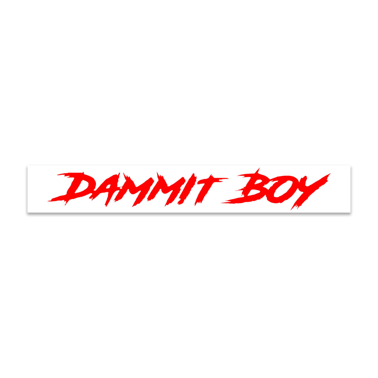 "DAMMIT BOY" WINDSHIELD DECAL – Project Torque