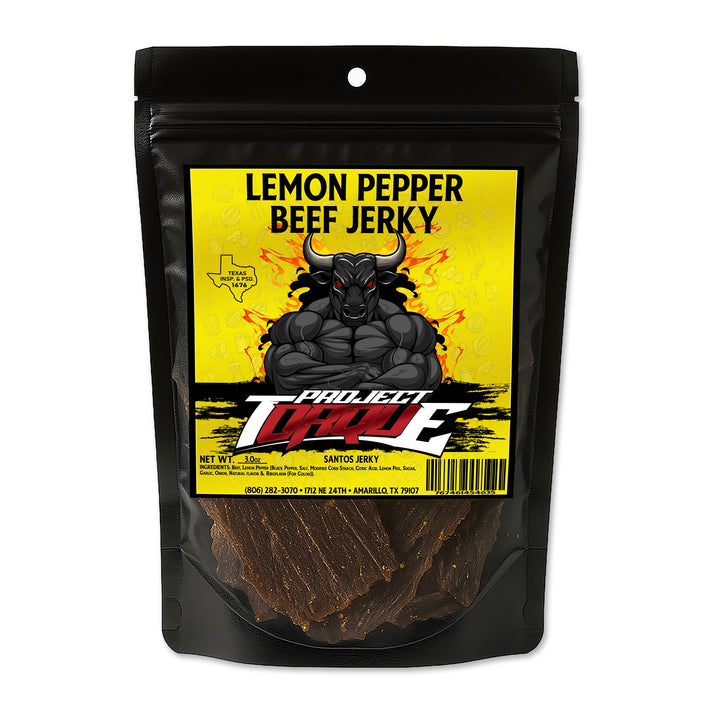 LEMON PEPPER BEEF JERKY (CARNE SECA) – Project Torque
