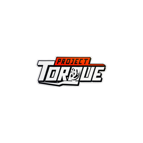 SMALL RED AND WHITE PROJECT TORQUE DECAL – Project Torque