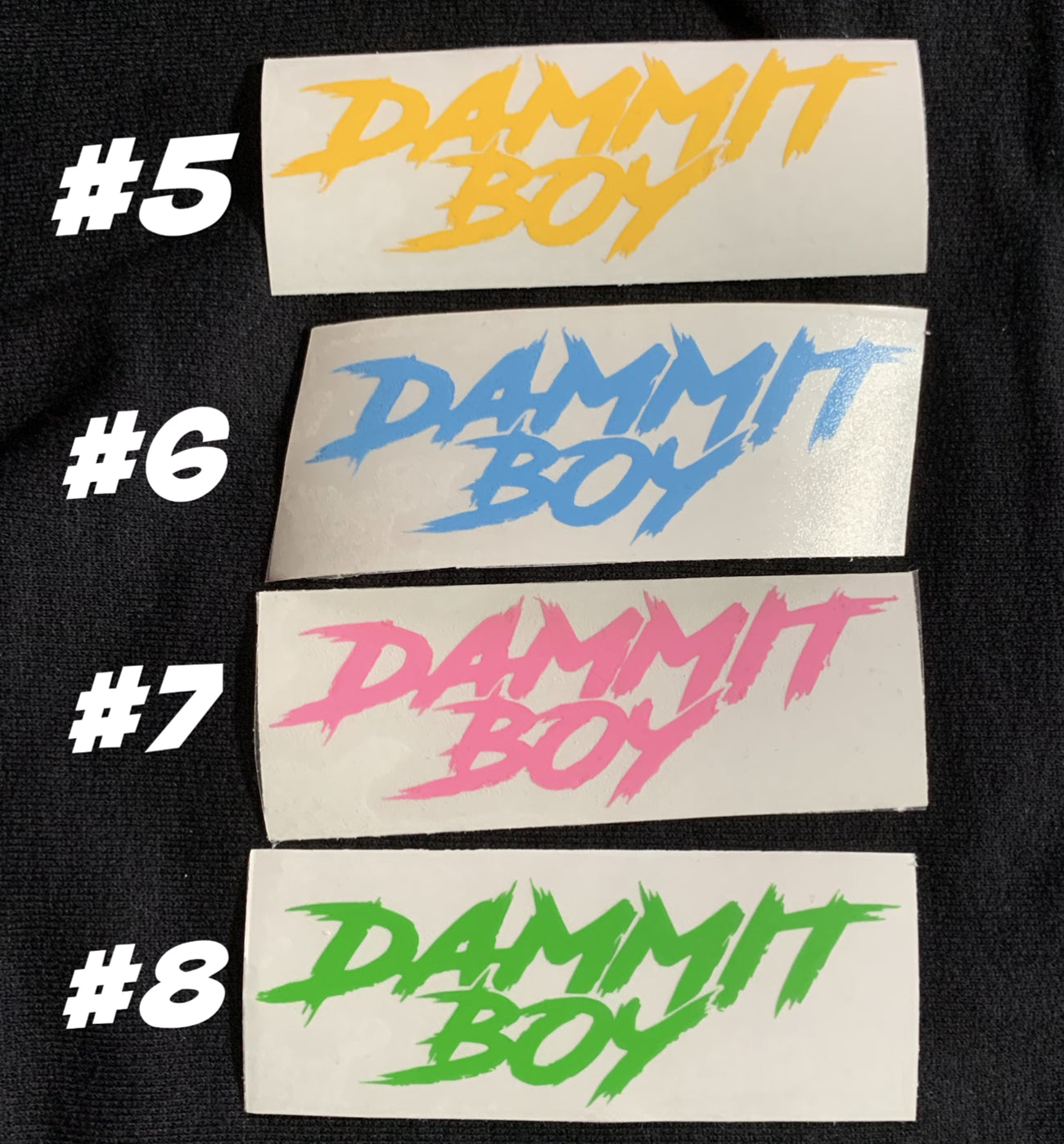 SMALL "DAMMIT BOY" DECAL – Projecttorque